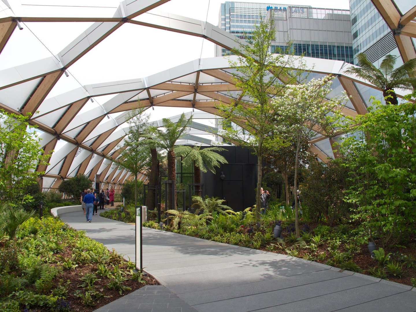 Crossrail Place Roof Garden - London, United Kingdom